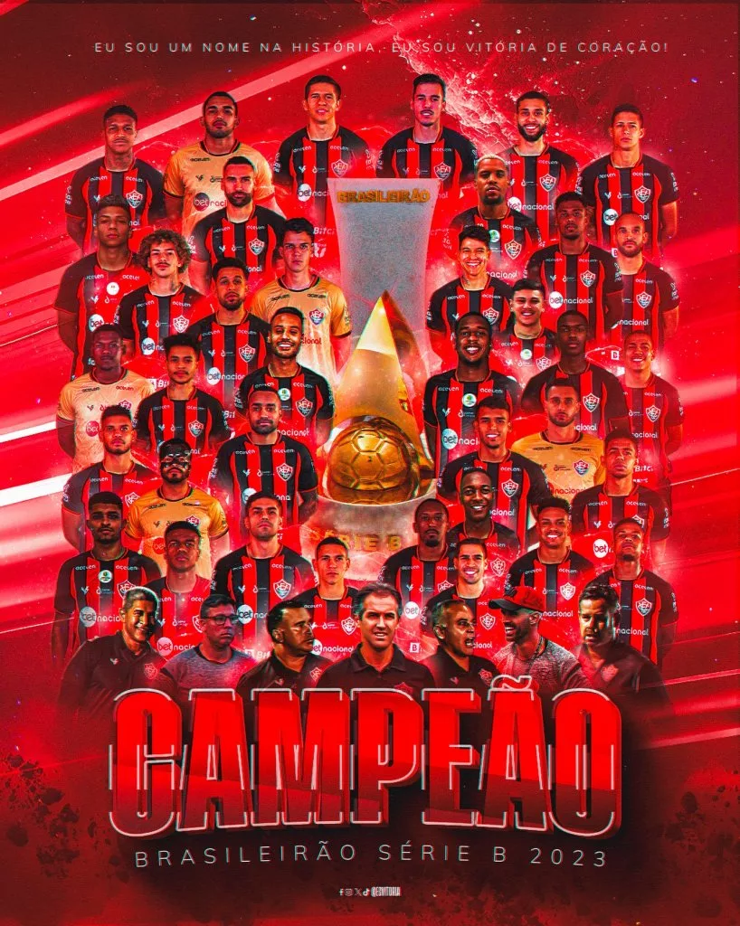 Vitória é Campeão Da Série B Do Brasileirão 2023